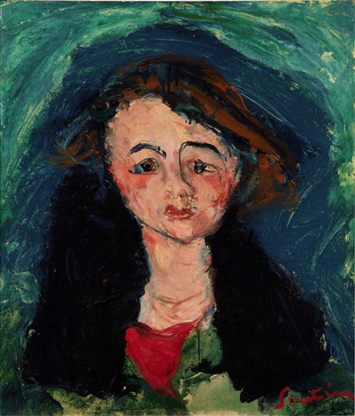 Portrait de jeune fille by Chaim Soutine on artnet