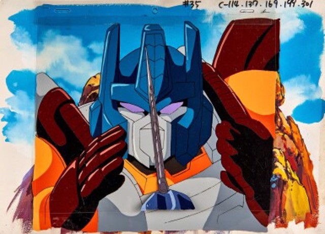 Transformers by Toei Animation Co., Ltd. Transformers Animation Cel ...