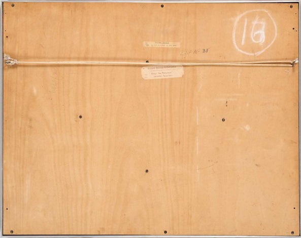 LIEUTENANT COLONEL VON MOHL AT HIS DESK by Leonard Rosoman on artnet