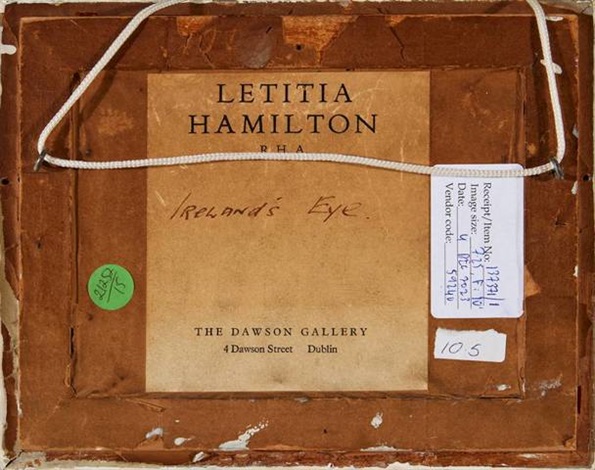 IRELANDS EYE, COUNTY DUBLIN by Letitia Marion Hamilton on artnet