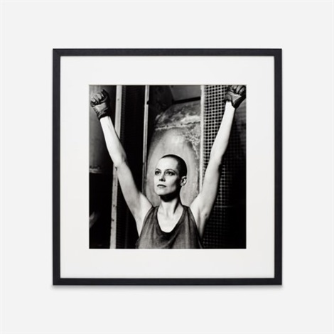 Sigourney Weaver as Alien III, Monte Carlo by Helmut Newton on artnet