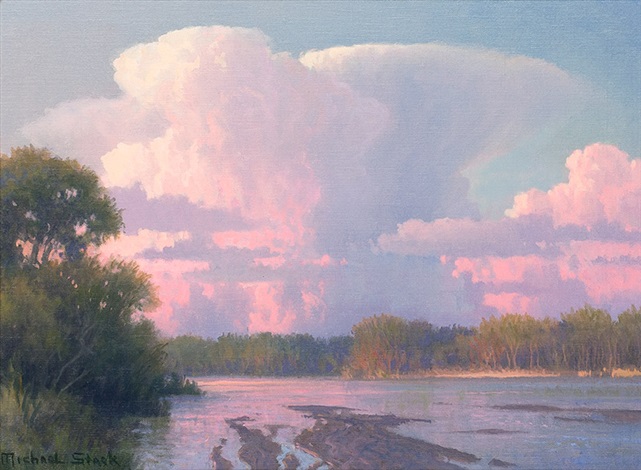 Summer Evening Sky Over the Rio Grande by Michael Stack on artnet