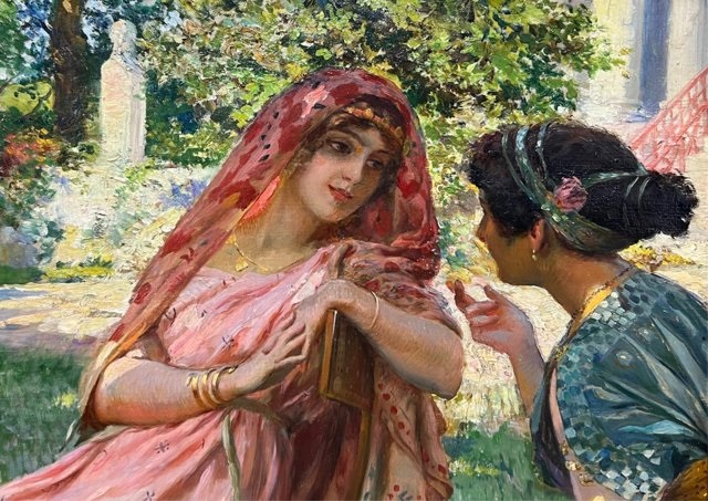 The Conversation by Georges Antoine Rochegrosse on artnet