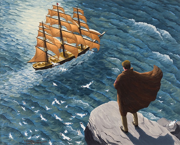 Above the East Coast The Farewell by Edward John Hughes on artnet