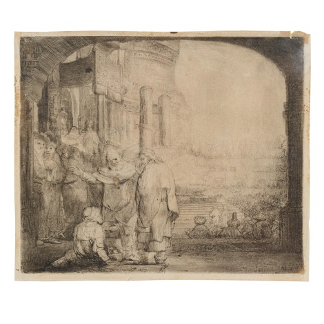 Peter and John Healing the Cripple at the Gate of the Temple by ...