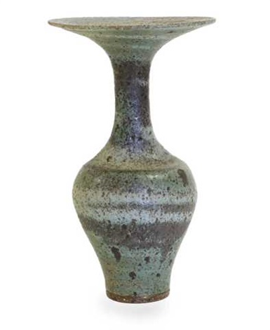 A Stoneware Bottle Vase by Lucie Rie on artnet