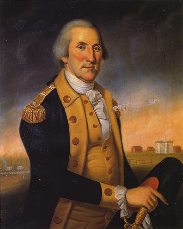 Portrait de George Washington en colonel by Charles Peale Polk on artnet
