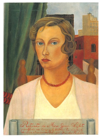 Retrato de Mrs. Jean Wight by Frida Kahlo on artnet