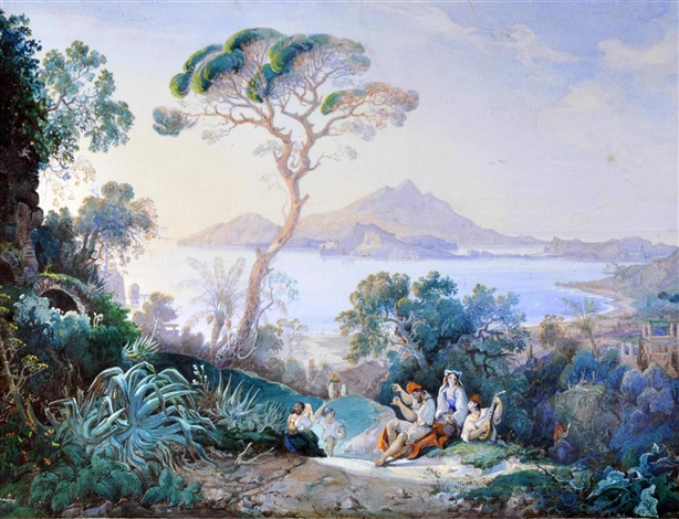 Golfo di Pozzuoli by Friedrich August Elsasser on artnet
