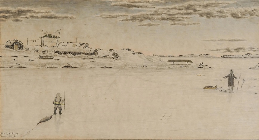 Untitled Return from The Hunt by James Kivetoruk Moses on artnet