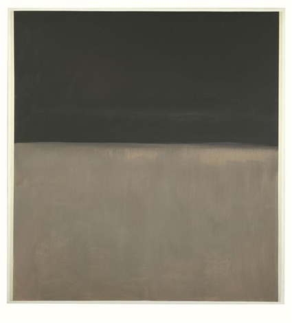 Untitled Black on gray by Mark Rothko on artnet
