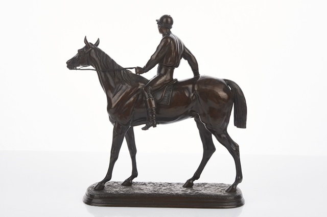 Mounted Jockey by Paul Louis Emile Loiseau-Rousseau on artnet