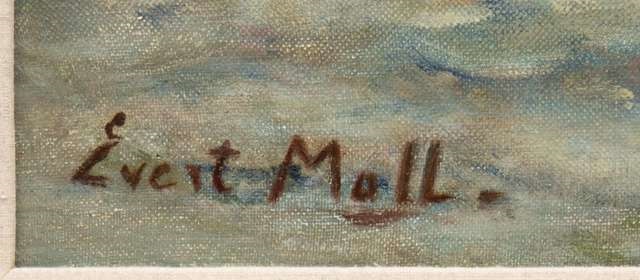 Stoomboot in de Rotterdamse haven by Evert Moll on artnet