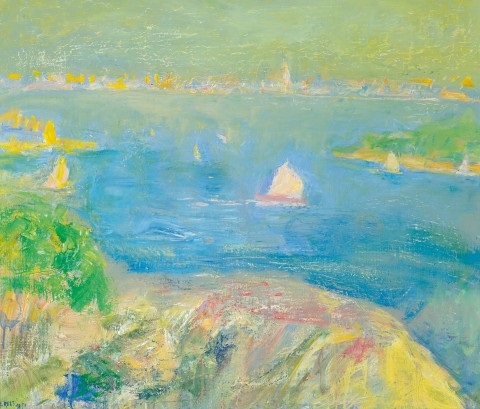 SYDNEY HARBOUR, LANE COVE by Lloyd Rees on artnet