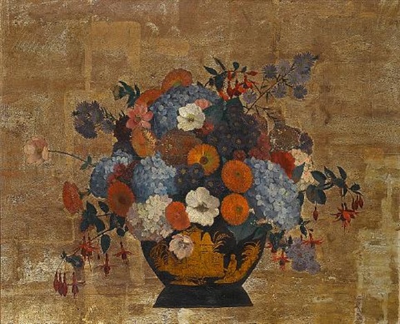 Still life in a Chinese bowl by Dod Procter on artnet