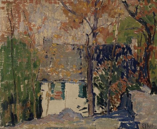 House on Umpawaug Hill by Ernest David Roth on artnet