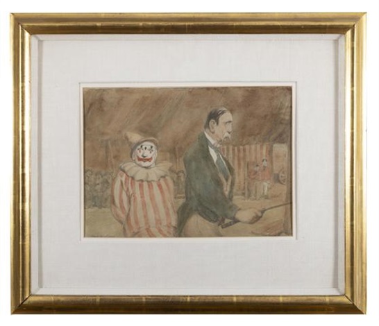 The Ring Master and the Clown by Jack Butler Yeats on artnet
