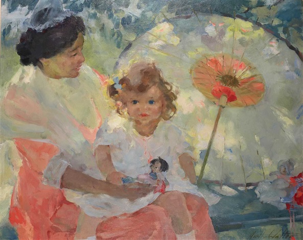 Joyce and Her Nurse by Martha Walter on artnet
