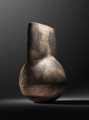 Ovoid form with flattened cylinder by Hans Coper on artnet