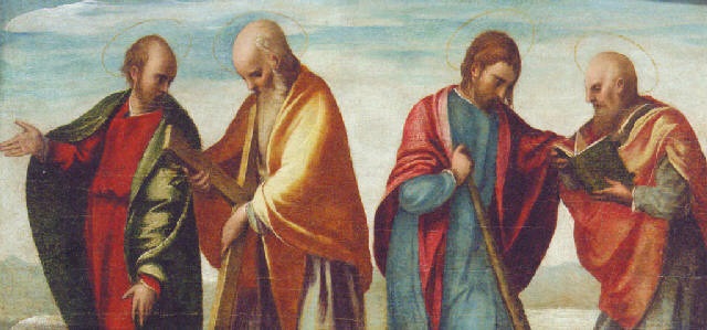 Four apostles by Pedro Machuca on artnet