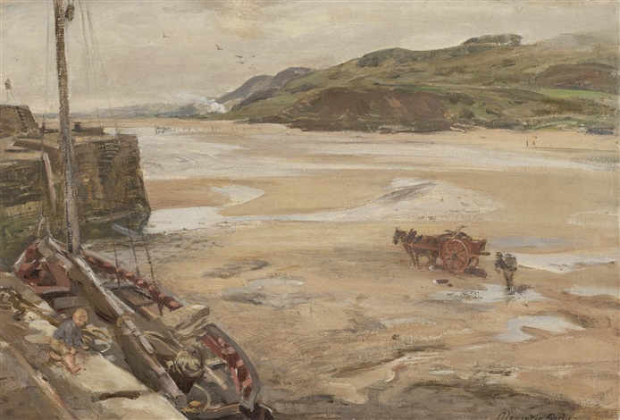 Pettycur harbour, Fife by Alexander Roche on artnet