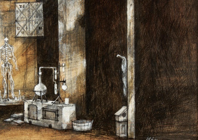 Set Design for Faust Act 1, Scene 1 by Ming Cho Lee on artnet