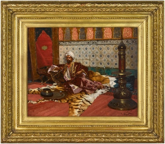 The Sheikhs Comforts by Rudolf Ernst on artnet