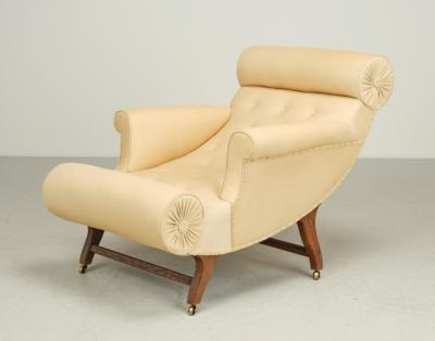 Adolf Loos, a Knieschwimmer armchair, variation used for, inter alia ...