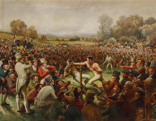 Tom Cribb vs Tom Molineaux rematch by Arthur Sheppard on artnet