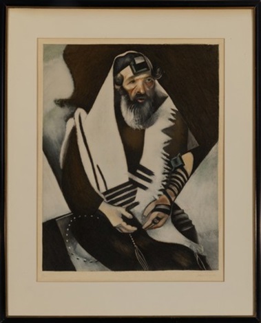 THE PRAYING JEW RABBI OF VITEBSK by Marc Chagall on artnet