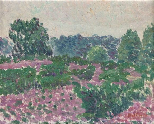 Kukkiva niitty by Alfred William Finch on artnet