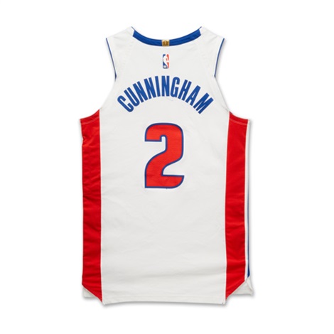 Cade Cunningham Detroit Pistons 2024-2025 Kia NBA Tip-Off Game Worn ...