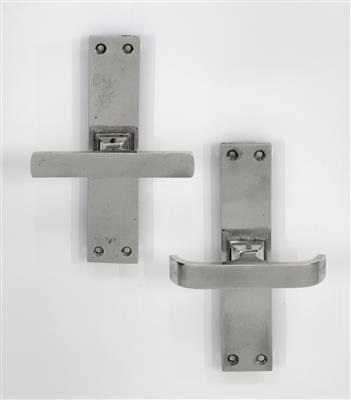 Five double-sided window handles with fittings, for the Villa of Dr ...