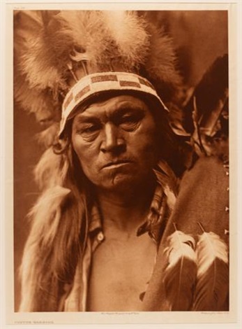 Two Male Portraits Nez Perce Brave by Edward S. Curtis on artnet