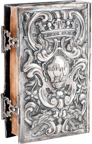 An Italian Silver Book Binding, Venice, late 18th century, with mark of ...