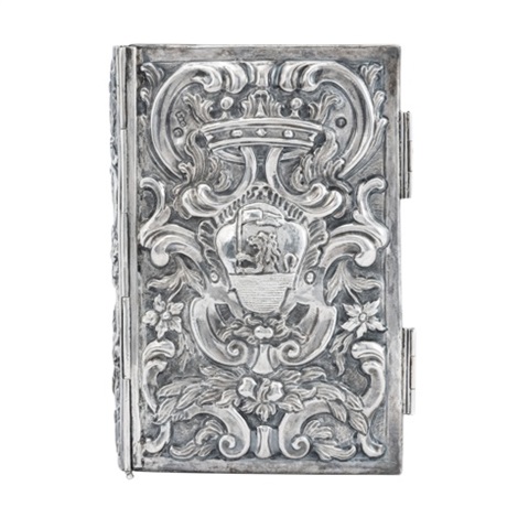 An Italian Silver Book Binding, Venice, late 18th century, with mark of ...