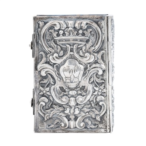 An Italian Silver Book Binding, Venice, late 18th century, with mark of ...