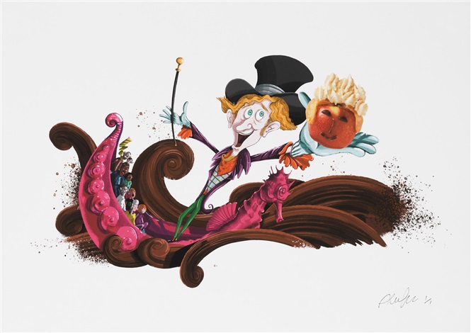 Illustration for Hair Cream from Charlie and the Chocolate Factory by ...