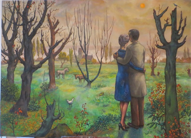 Paysage triste et heureux by Marcel Baril on artnet