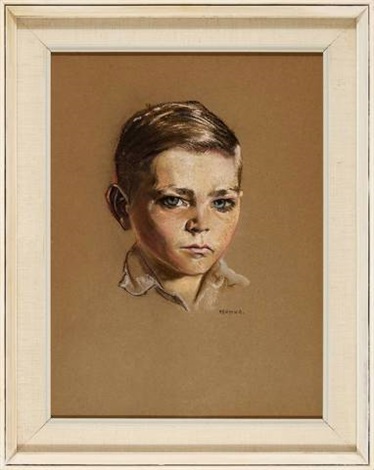PORTRAIT OF A YOUNG BOY by Sean Keating on artnet