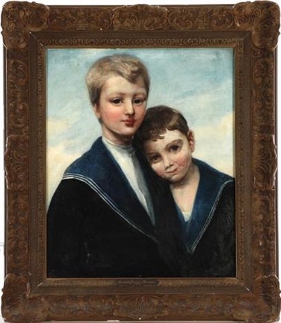 Otto og Alfred Bang-Cruse. Jægerspris by Elisabeth Anna Maria Jerichau ...