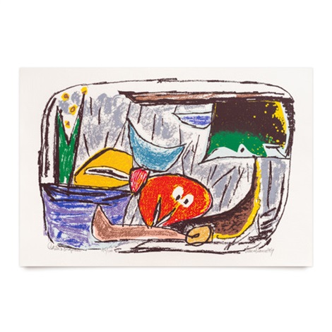 Ten Original Serigraphs by Marcel Janco on artnet