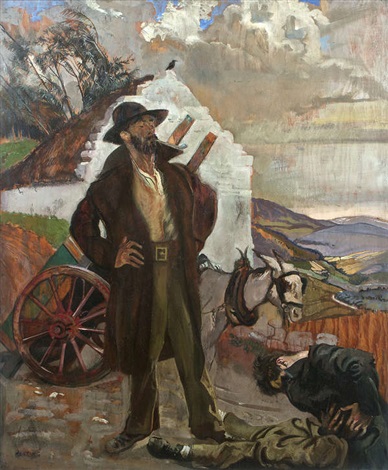 I gave him a smoke by Sean Keating on artnet