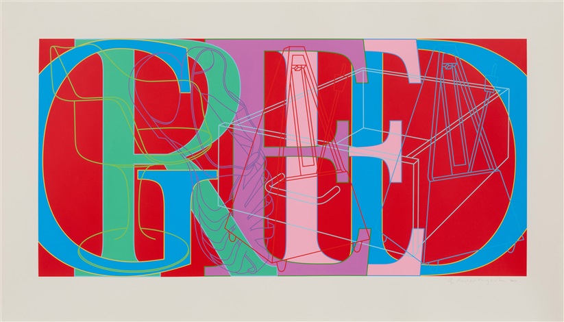 Greed From Seven Deadly Sins by Michael Craig-Martin on artnet