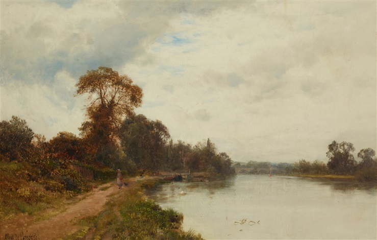 WALTON ON THE THAMES by Alfred de Breanski Sr on artnet