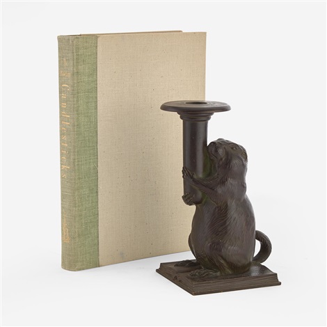 Groundhog Candlestick for the Rowfant Club, Cleveland, Ohio, circa 1903 ...