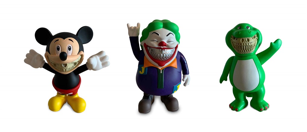 Toys World Mc Supresized, Barney Grin and Mickey Grin Set of 3 by Ron ...