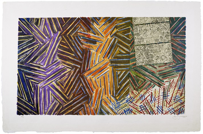 Between the Clock and the Bed by Jasper Johns on artnet