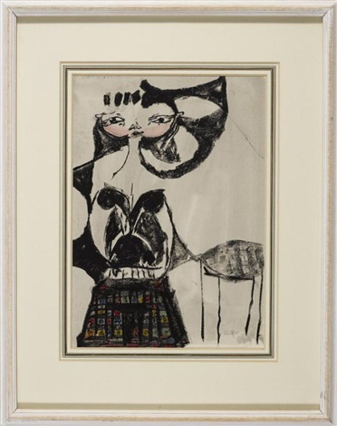 FEMALE FIGURE, 1958 by Colin Middleton on artnet