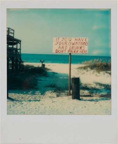 Untitled Beachside Sign, Destin, Florida, August 12 by Walker Evans on ...